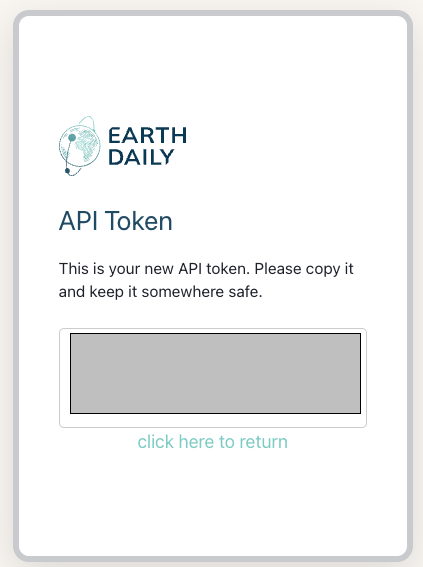 API Authentication | EDA-Documentation